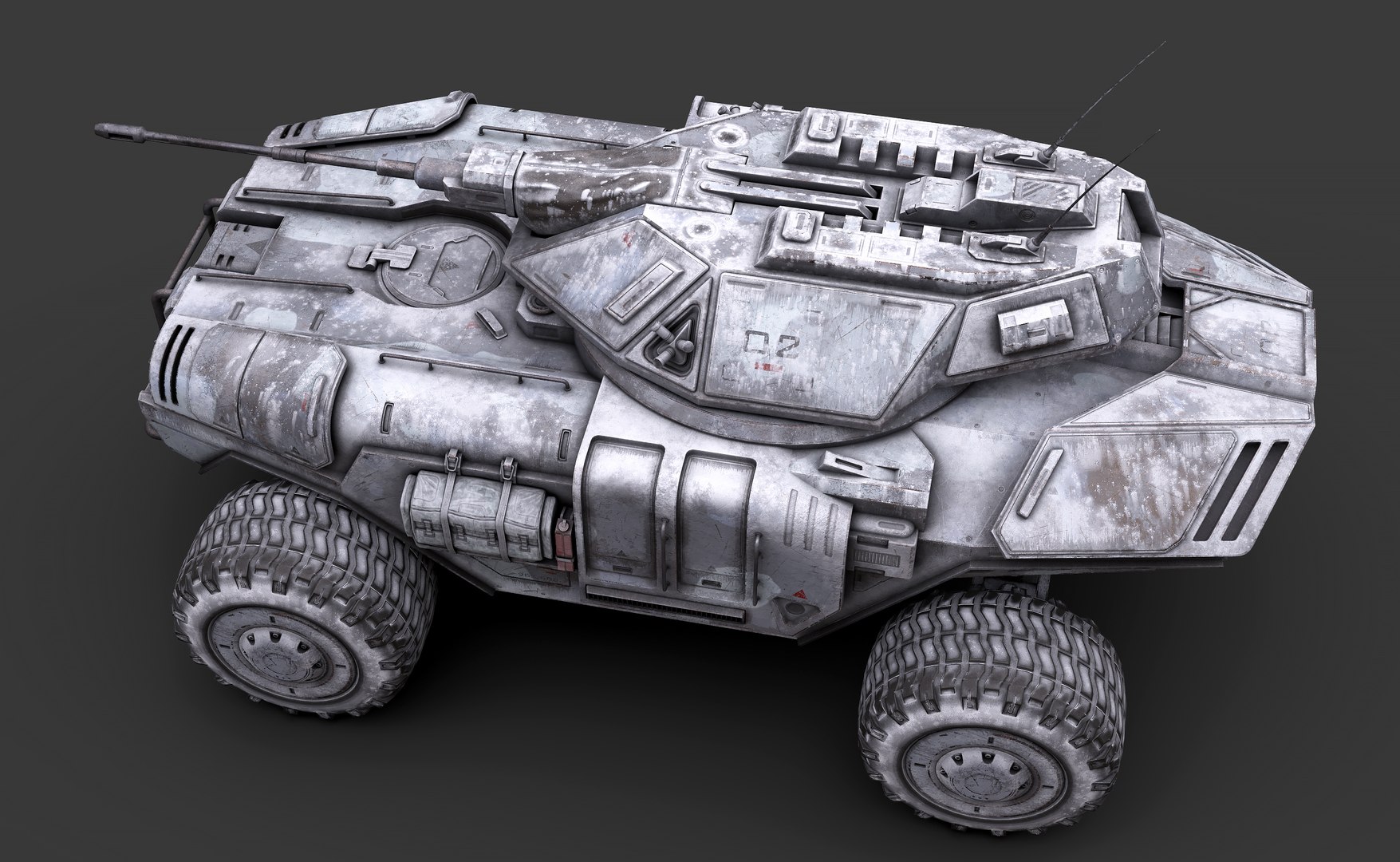 Sci Fi Apc Model - TurboSquid 1389850