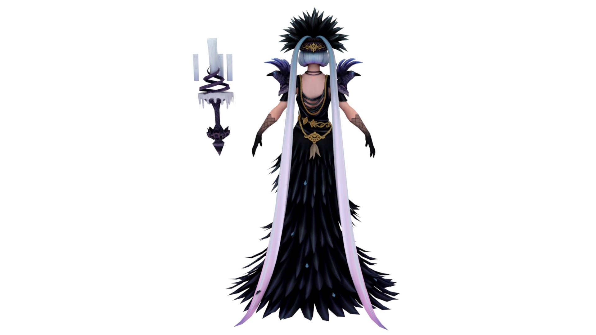 Nox Goddess Of Night Model - TurboSquid 2002146