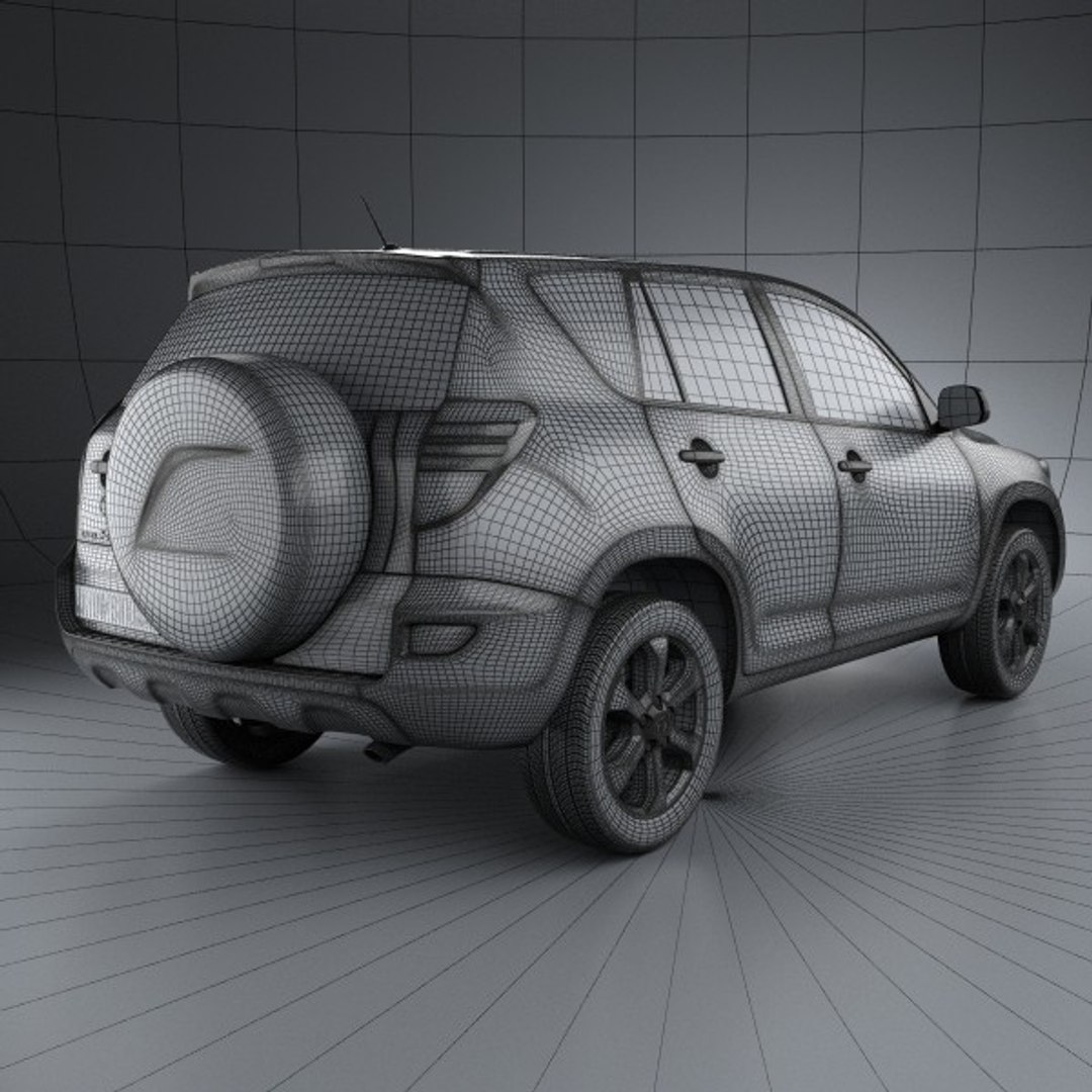 3d model toyota rav4 rav