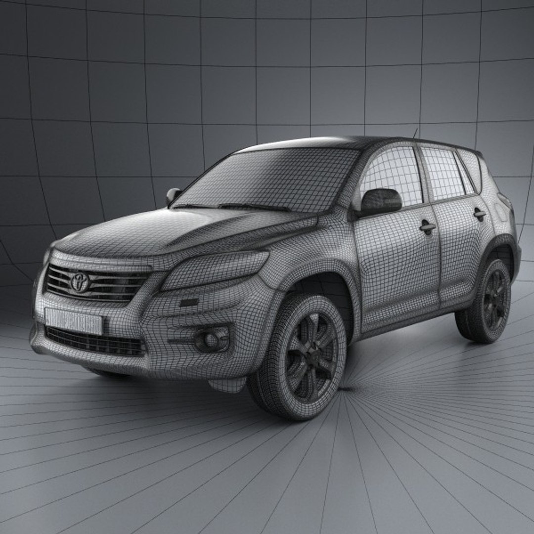 3d model toyota rav4 rav
