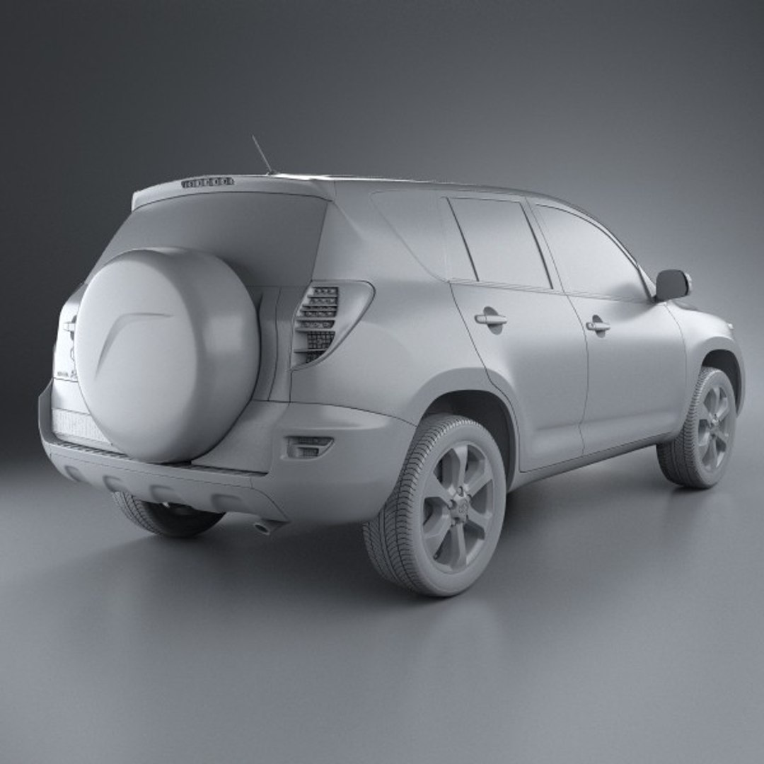 3d model toyota rav4 rav