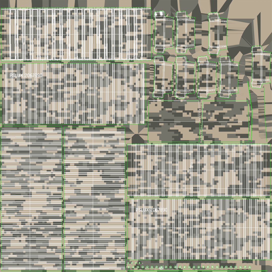 Military Intermodal Shipping Container 20-foot-long 3D Model ...