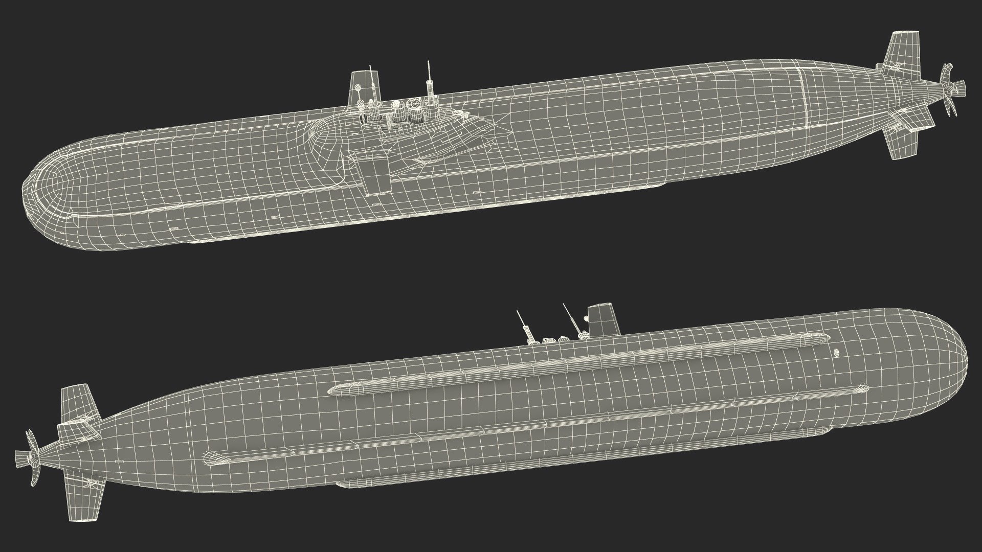 3D Model Submarine HDW Class 212A Dry Rigged - TurboSquid 2073172