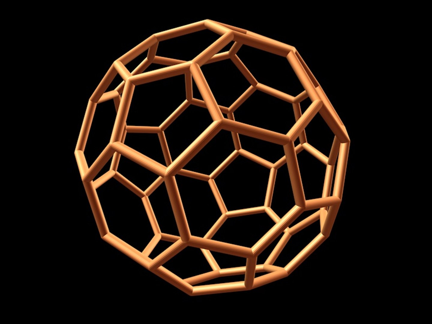 3d Model 0002 8-grid Truncated Icosahedron