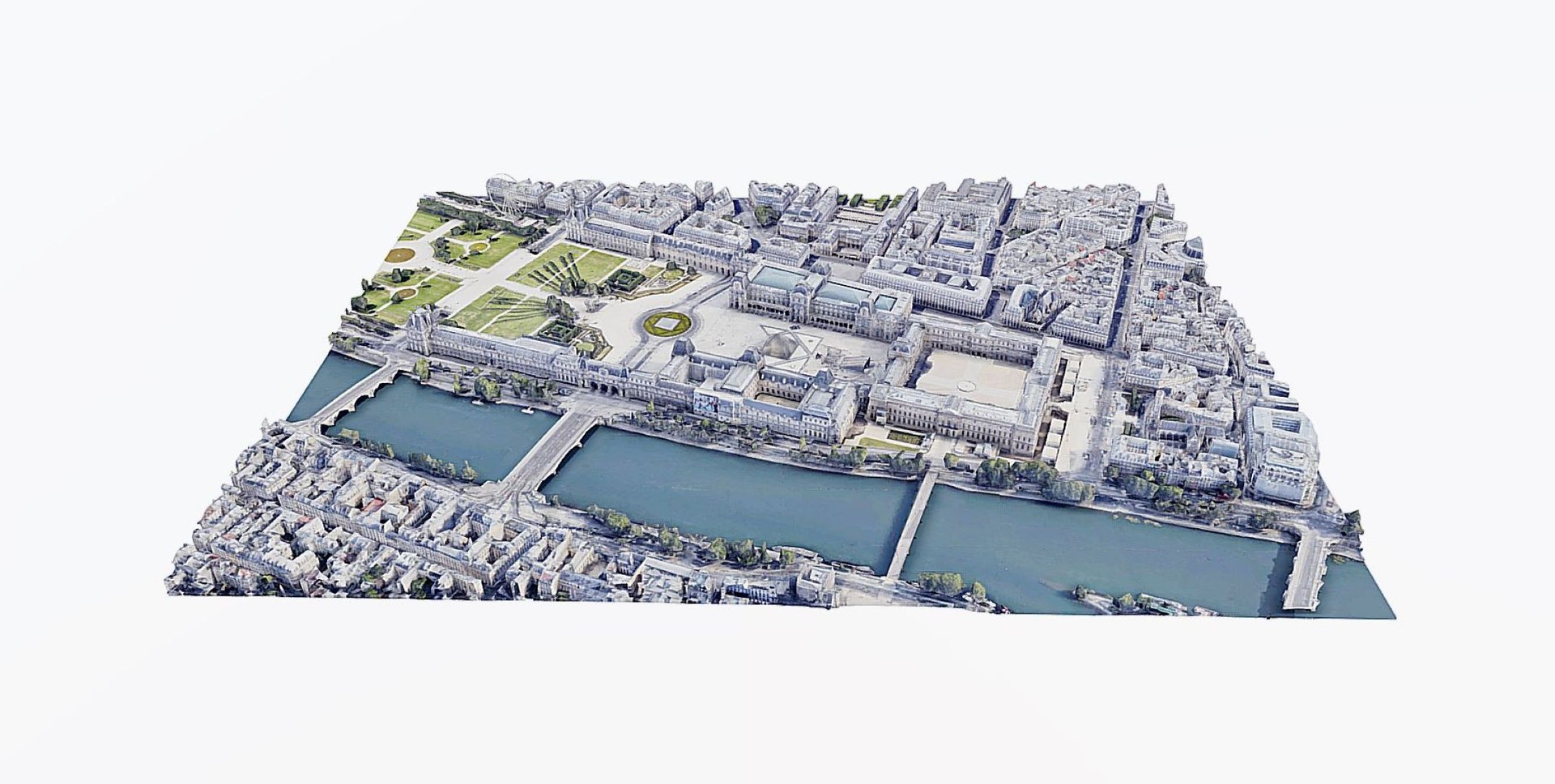 The Louvre - Museum Model - TurboSquid 1778724