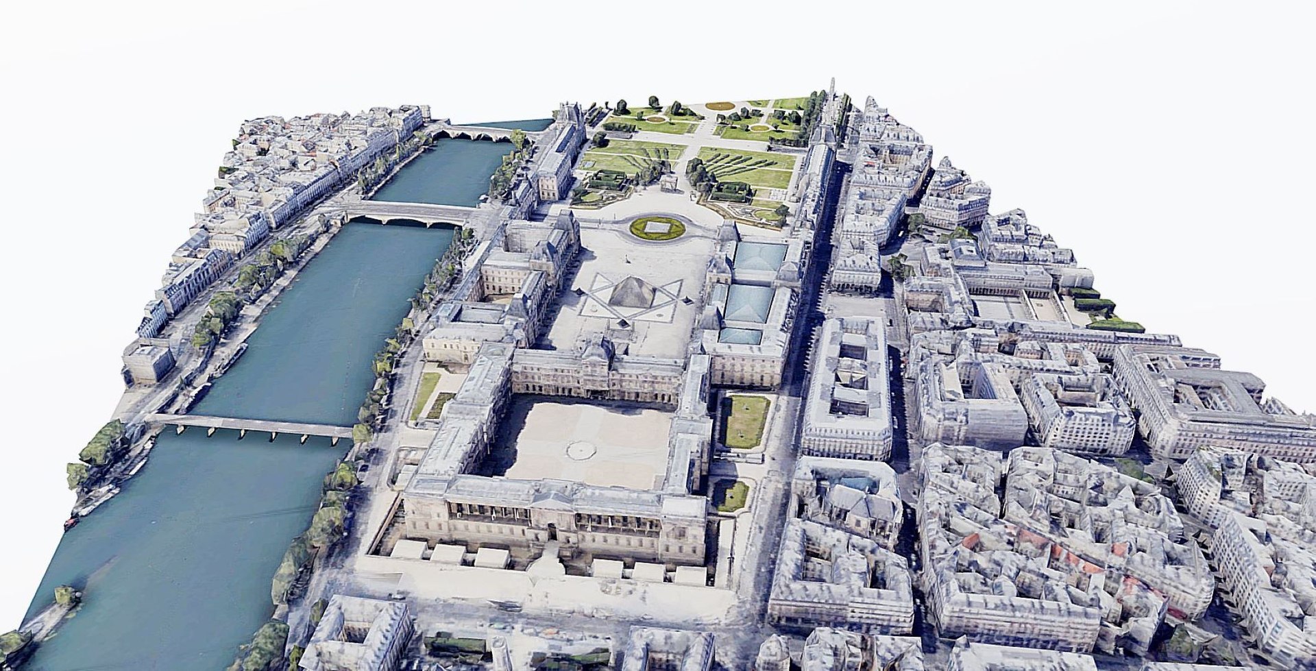 The Louvre - Museum Model - TurboSquid 1778724