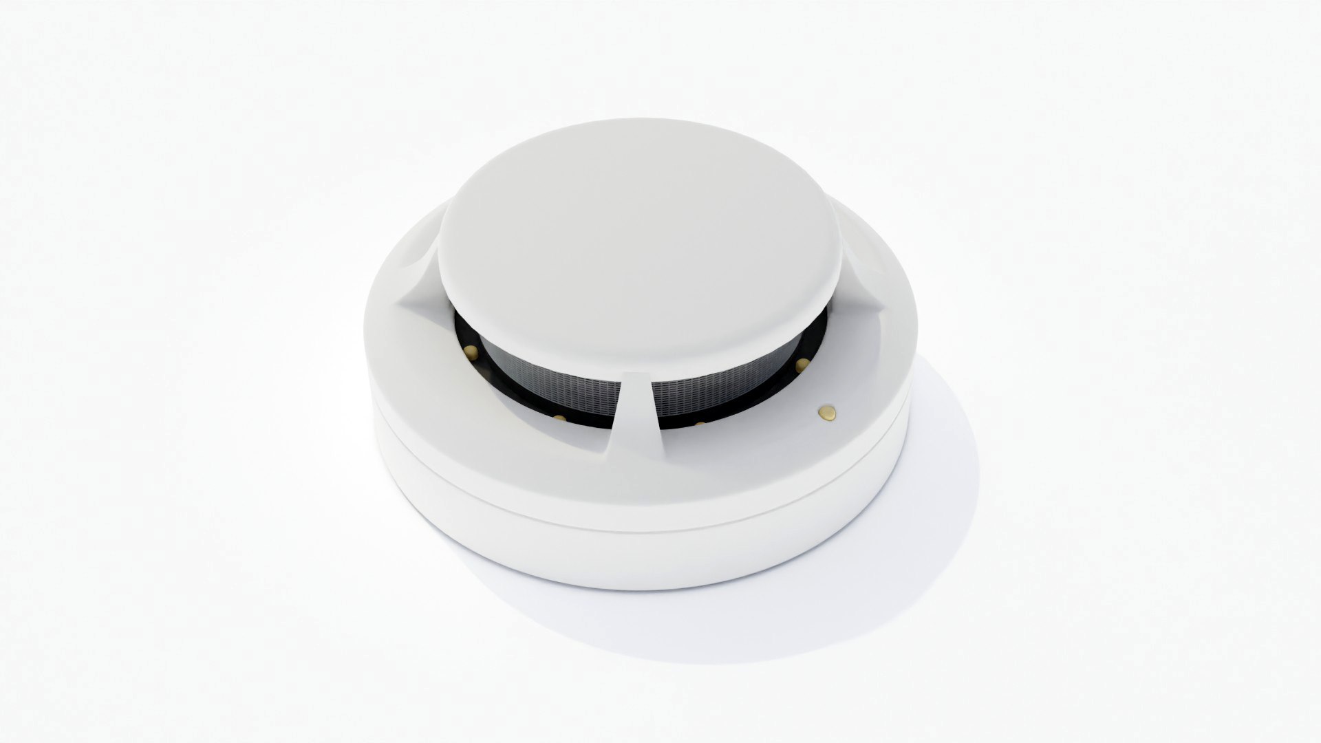 3d Model Smoke Detector Detects