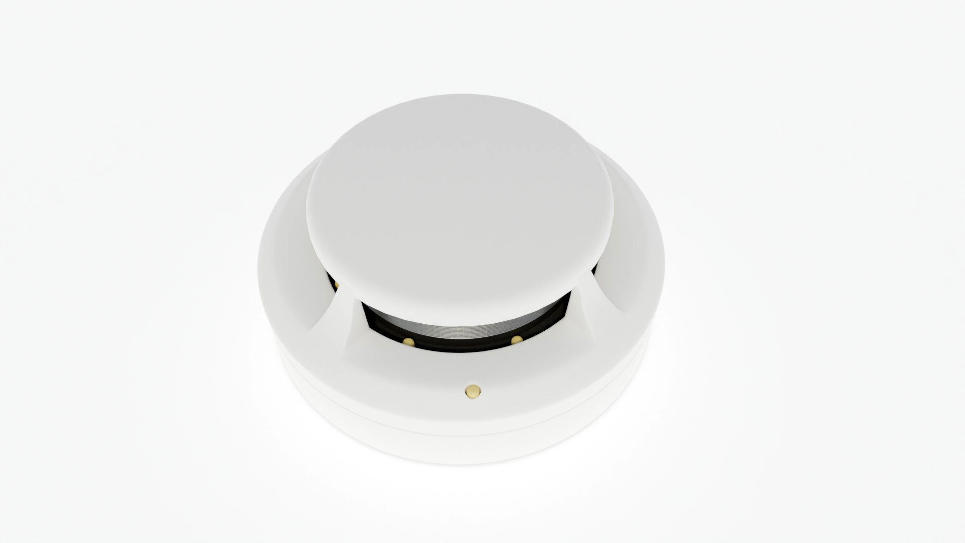 3d Model Smoke Detector Detects