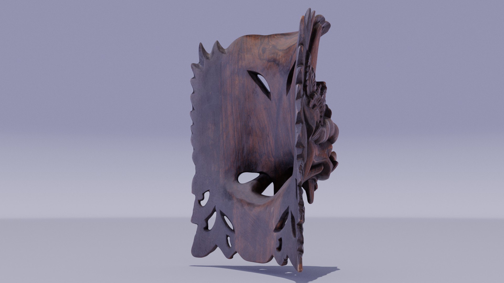 African Mask 05 Low Poly 3D Model 3D - TurboSquid 1714209