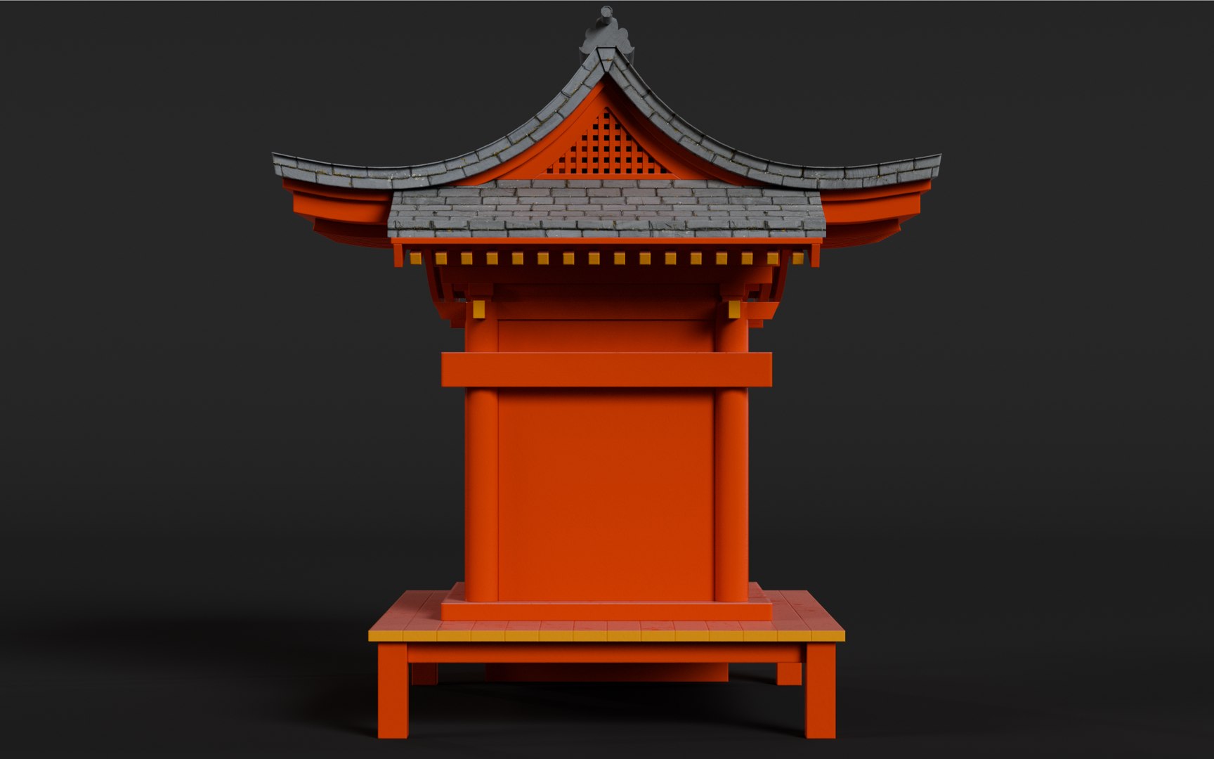 Japanese Shrine 3d Model 3D Model - TurboSquid 2416677