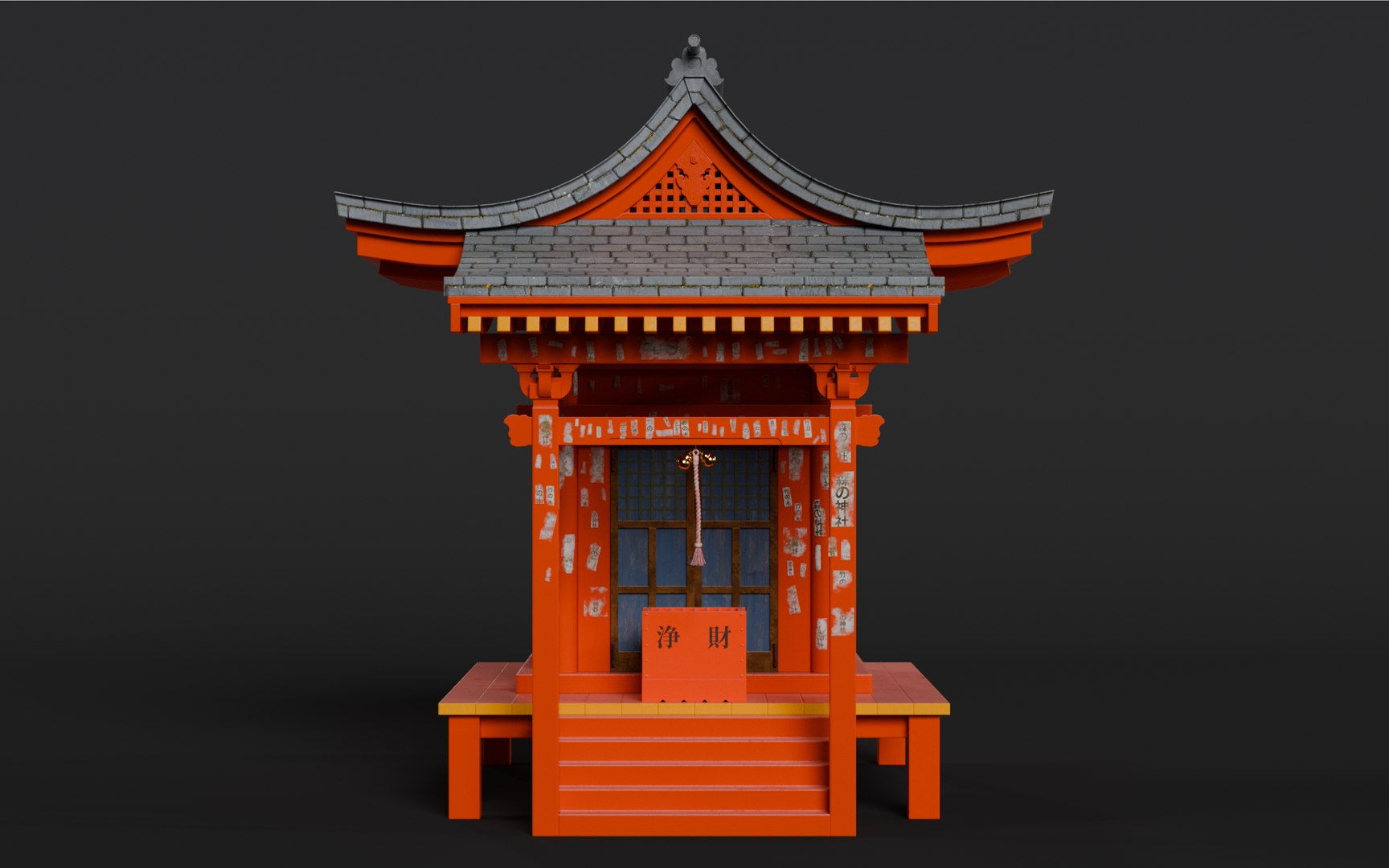 Japanese Shrine 3d Model 3D Model - TurboSquid 2416677