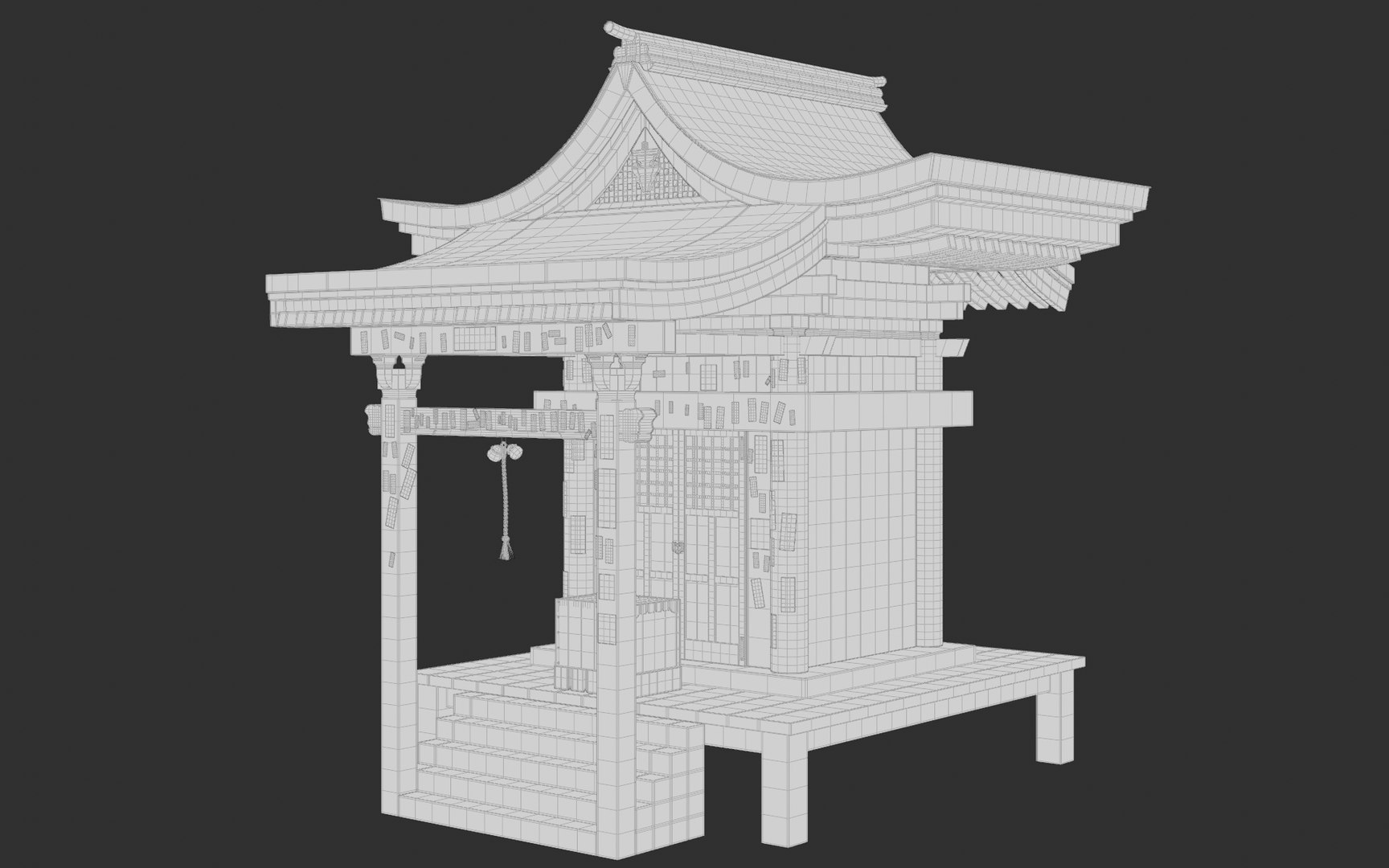 Japanese Shrine 3d Model 3D Model - TurboSquid 2416677