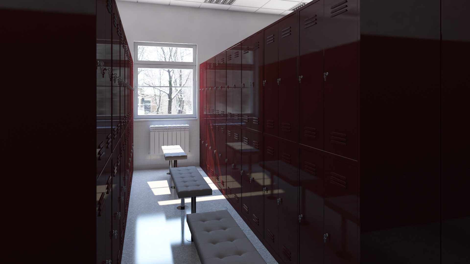 Locker Room 2 Model - TurboSquid 2014472