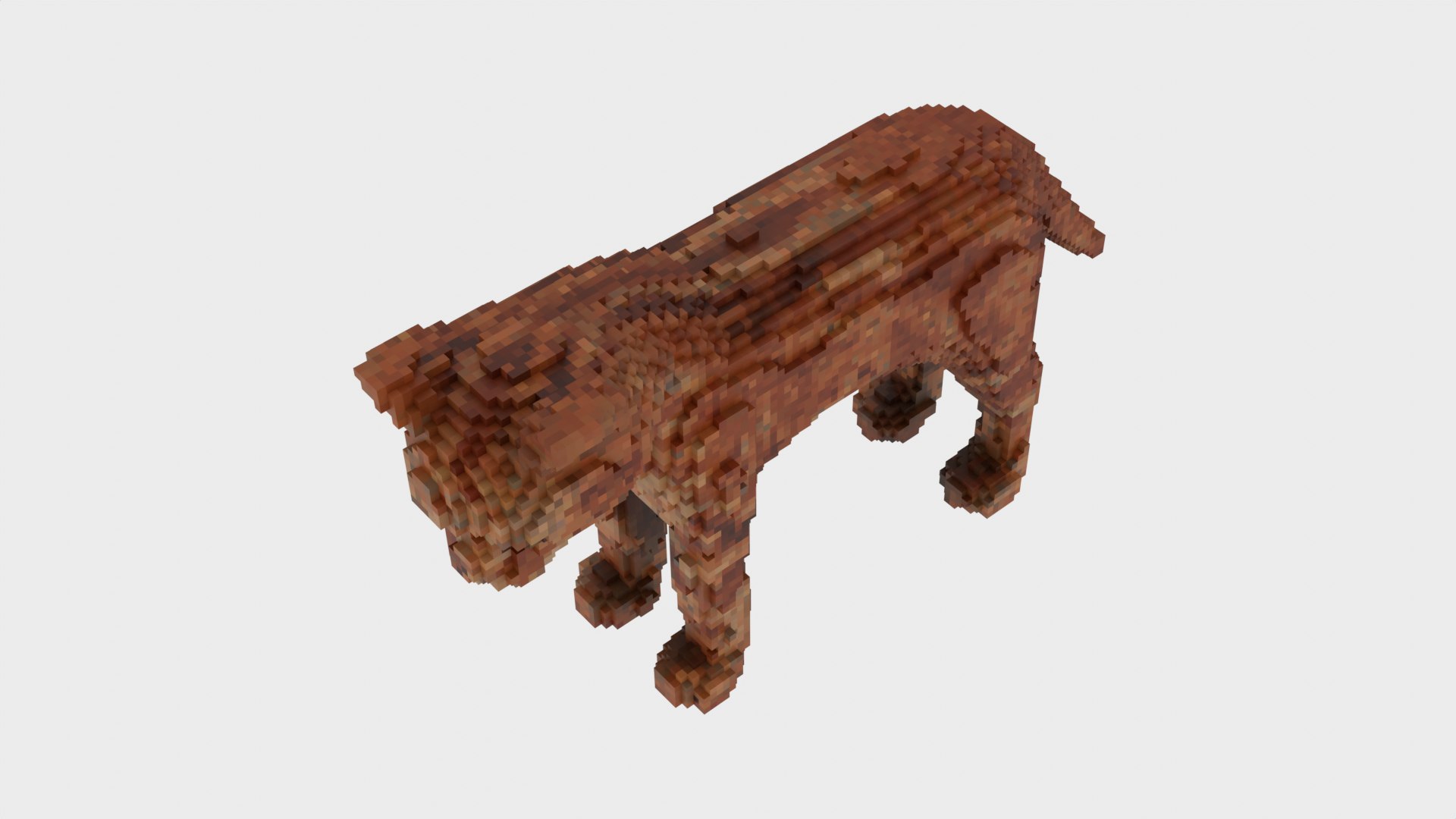 3D Cat Voxel Style - TurboSquid 2004664