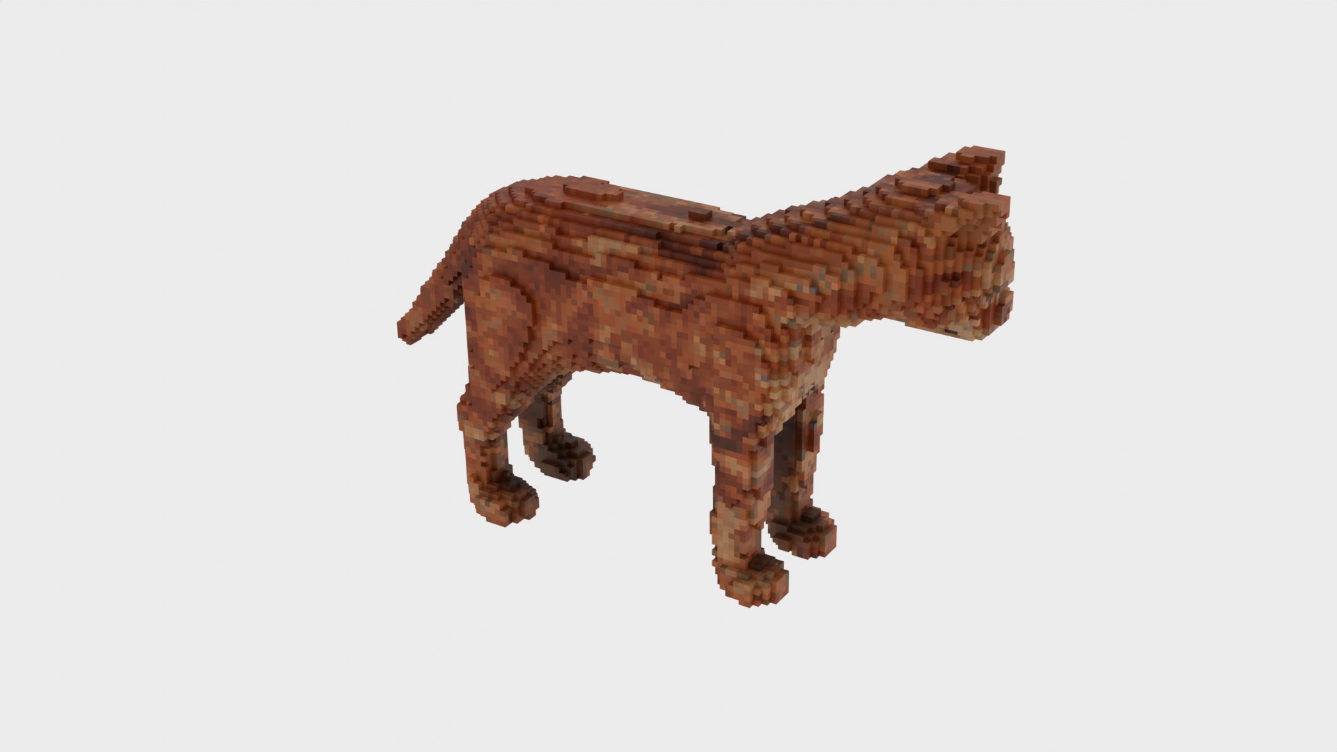 3D Cat Voxel Style - TurboSquid 2004664