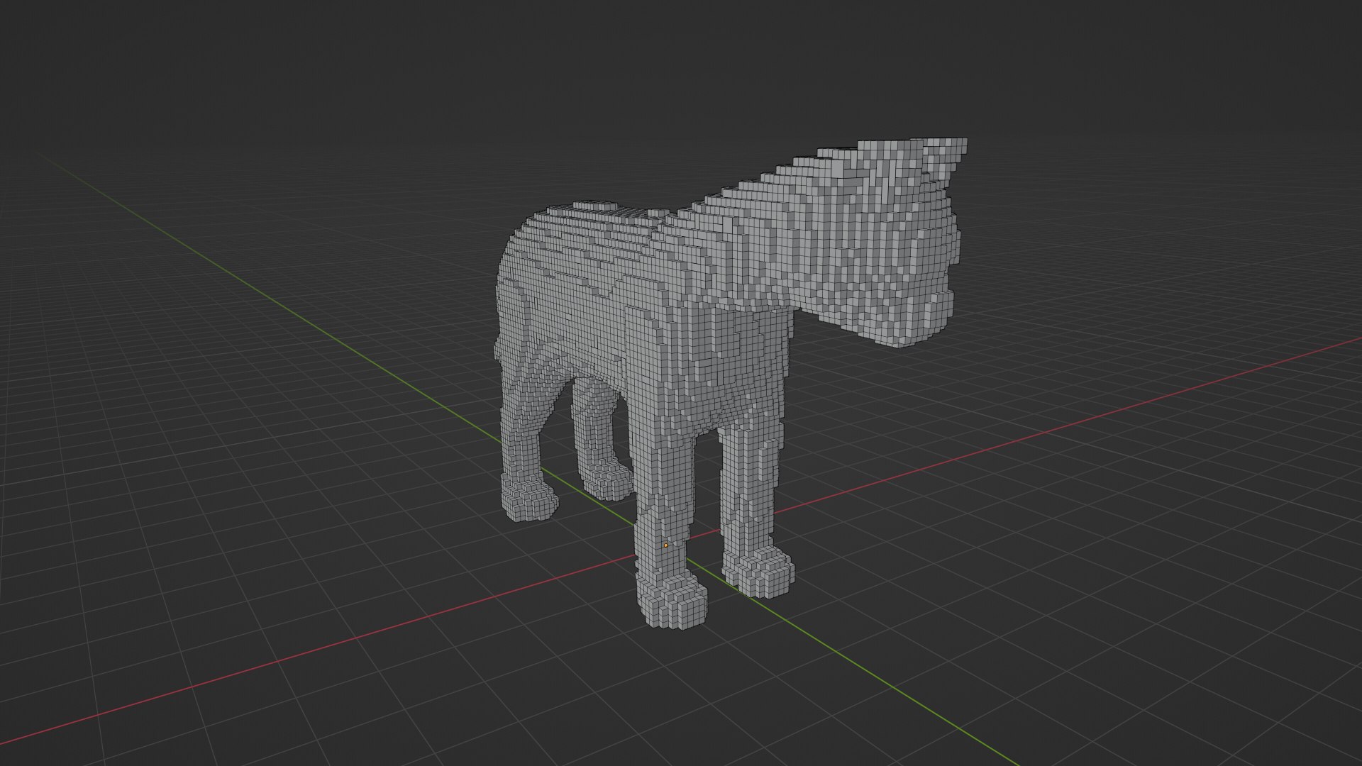 3D Cat Voxel Style - TurboSquid 2004664