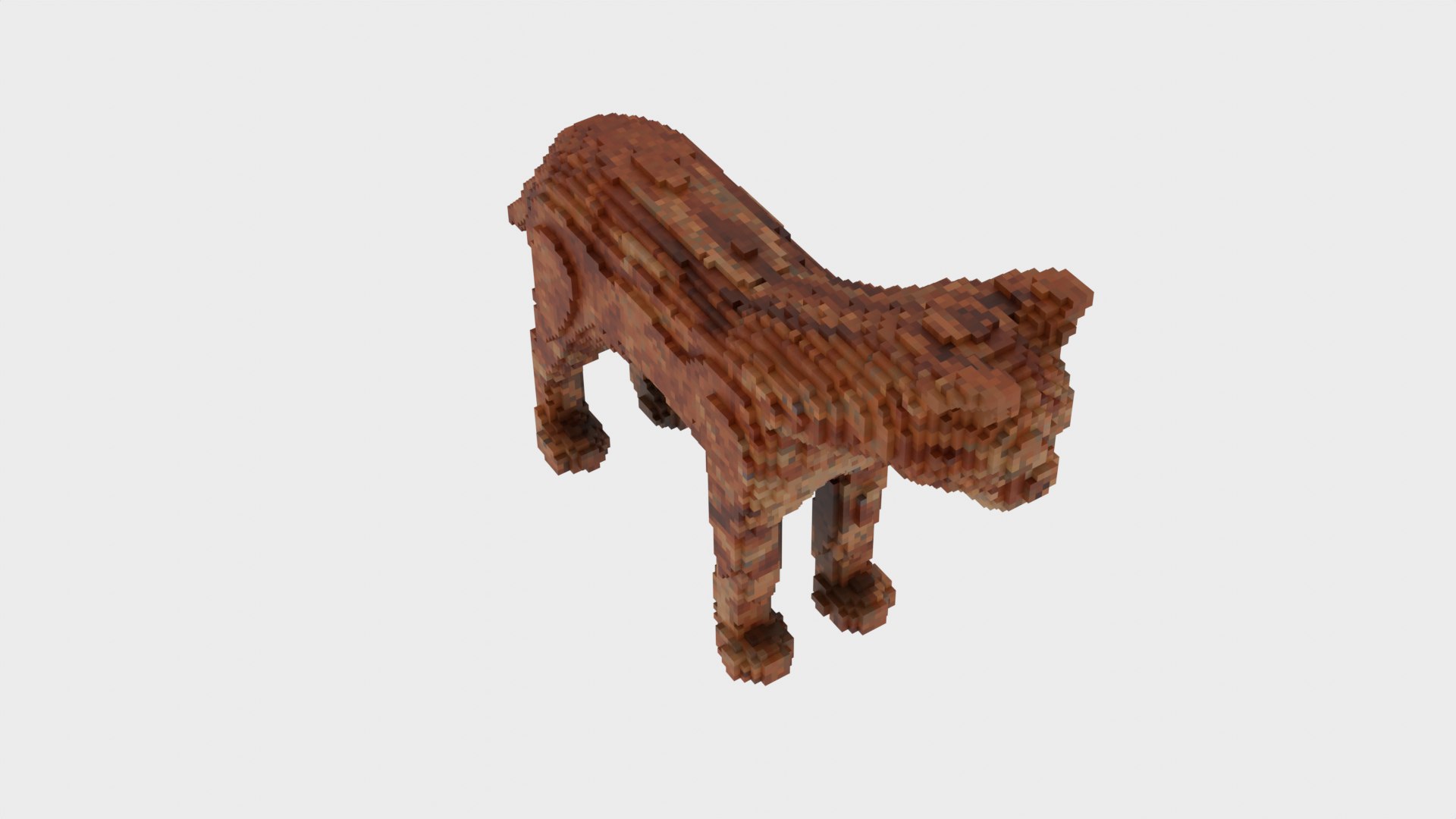 3D Cat Voxel Style - TurboSquid 2004664