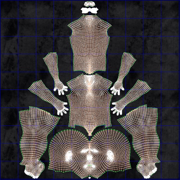 knight warrior gauntlet 3d model