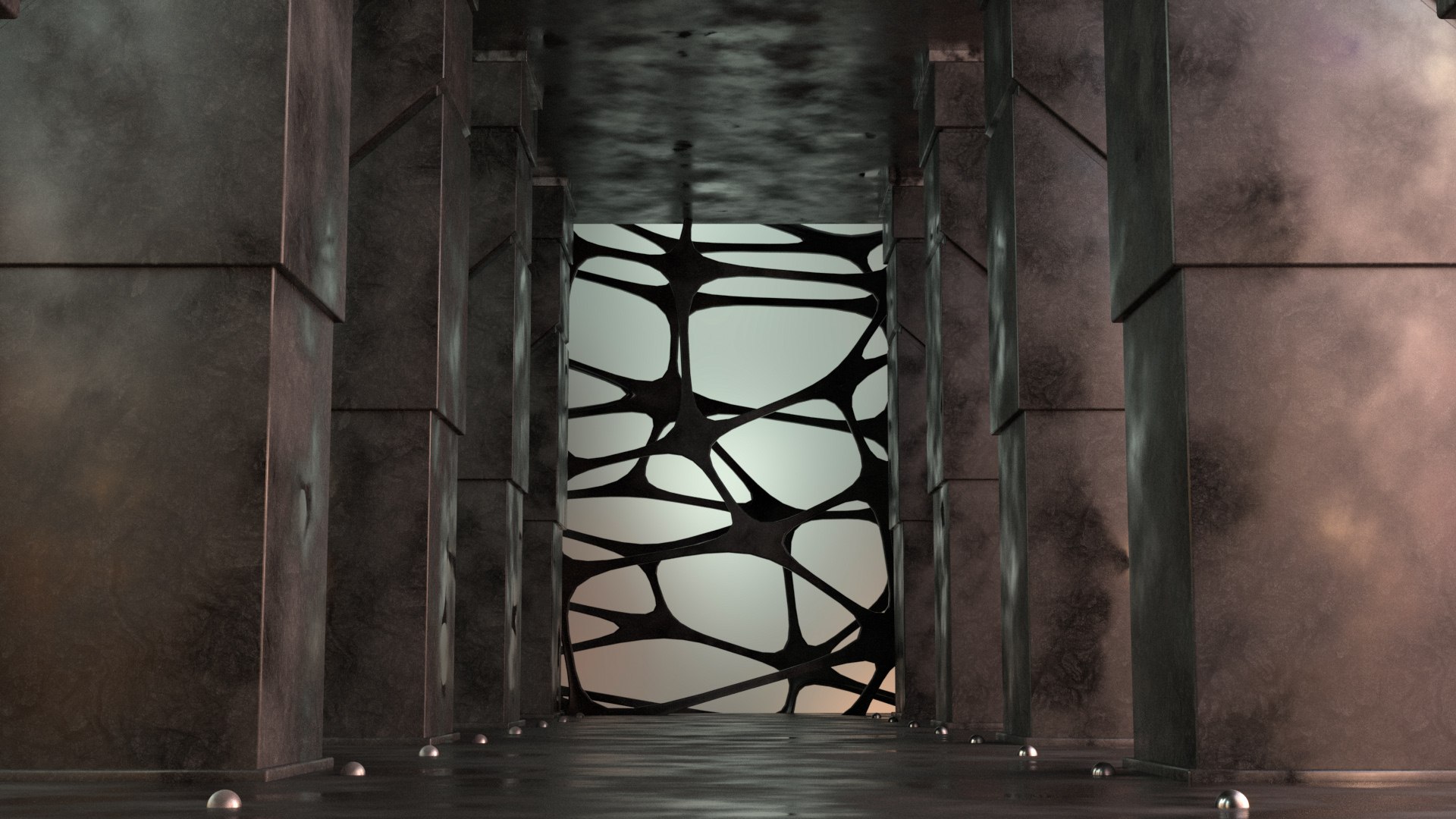 3D Minimalist Epic Temple Background Environment - TurboSquid 2040502