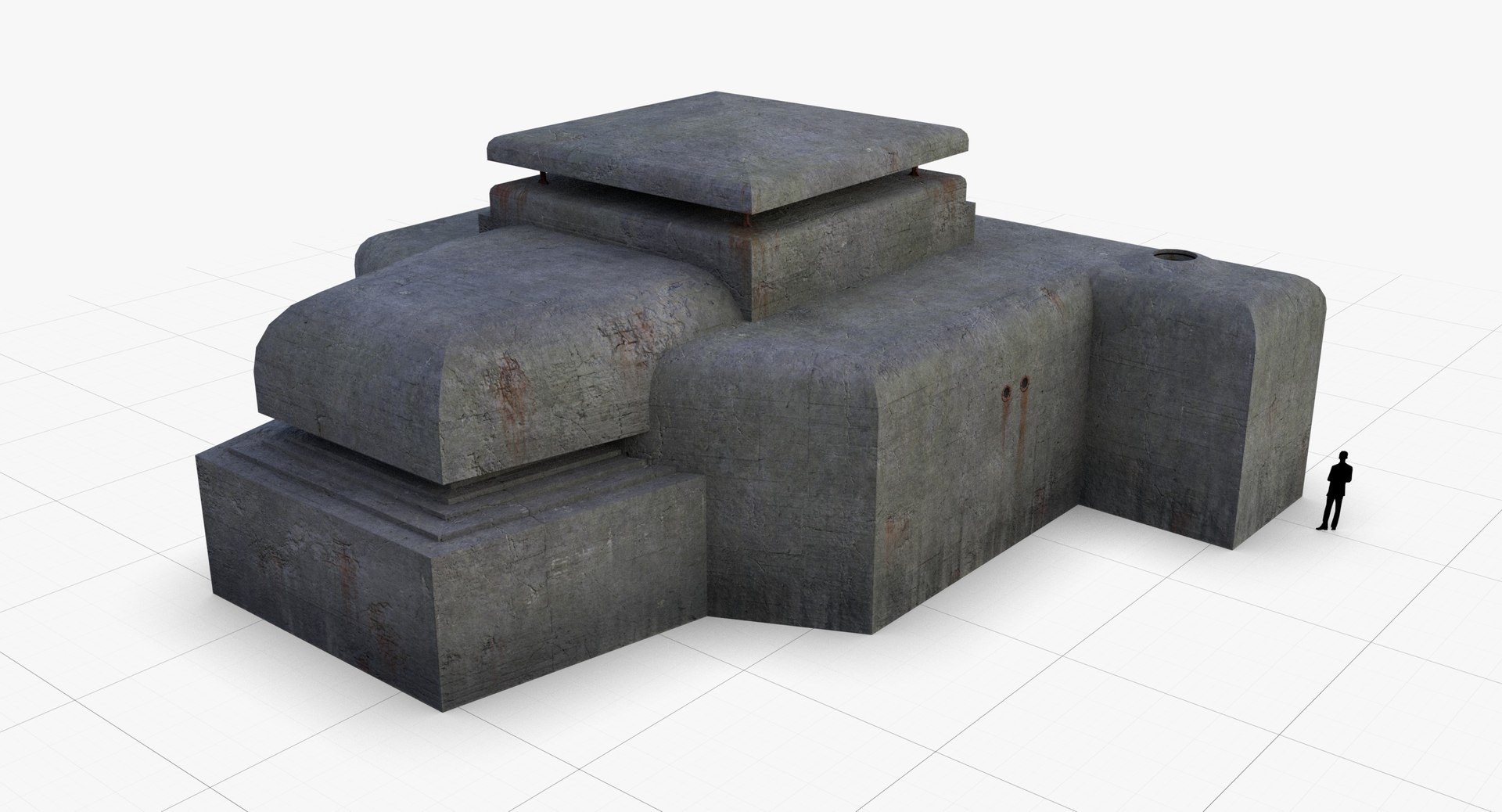 3D German Bunker - TurboSquid 1427142