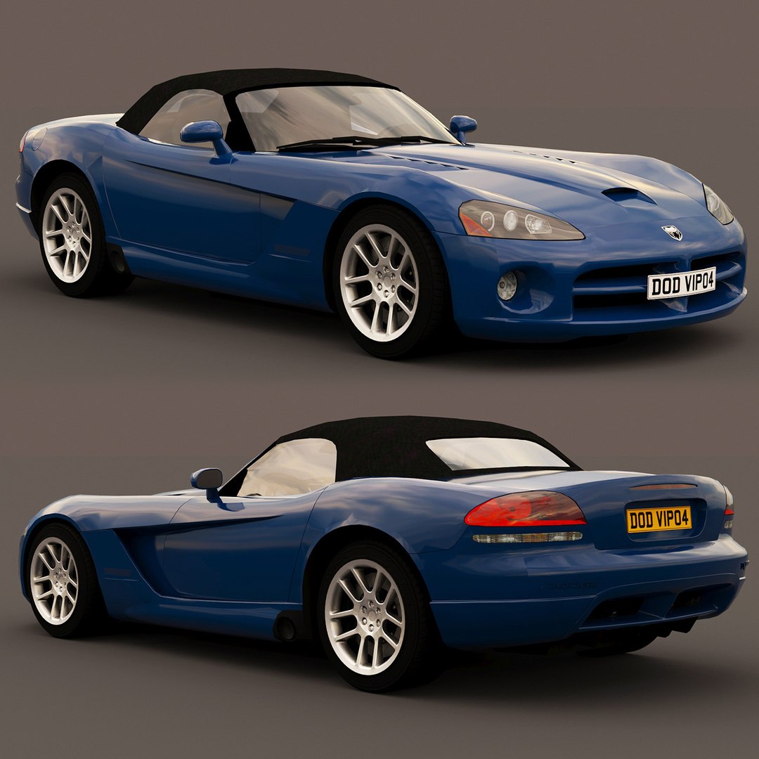 3D Dodge Viper Srt10 2004 Model - TurboSquid 1987773