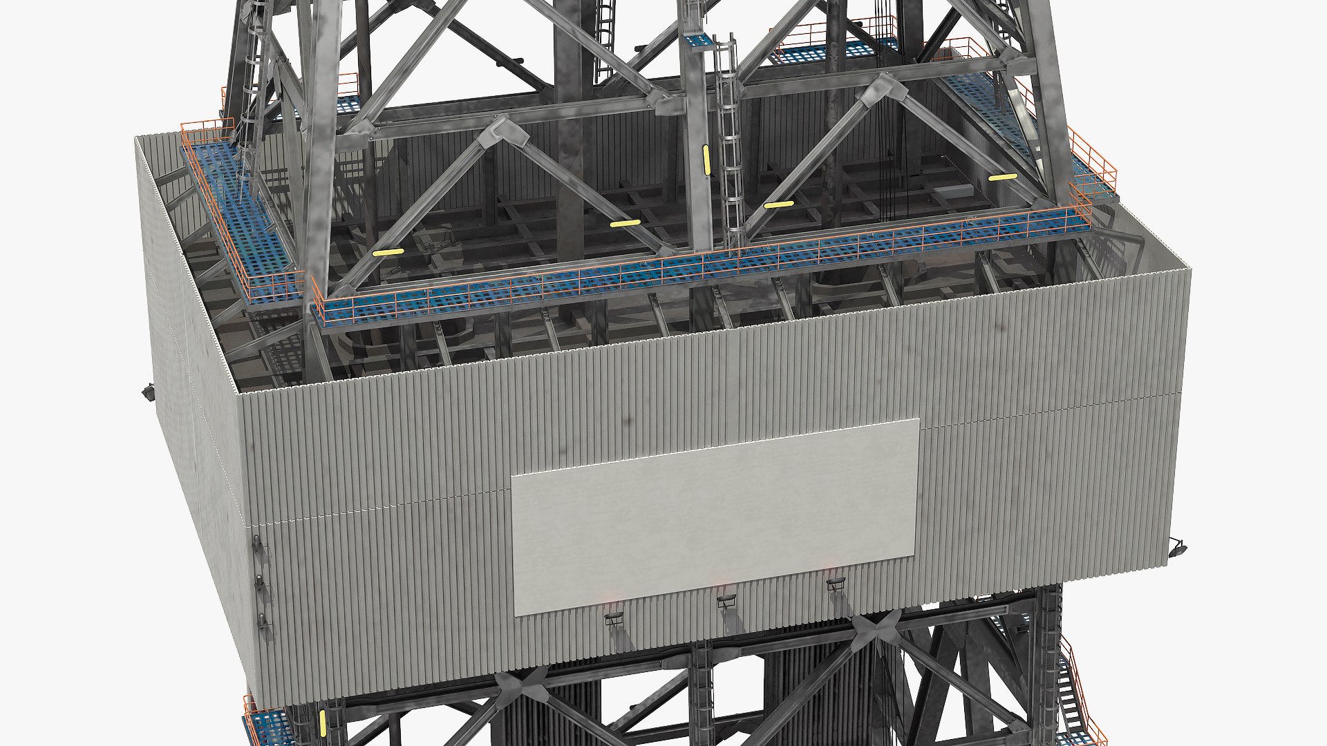 3D drilling rig tower - TurboSquid 1577133