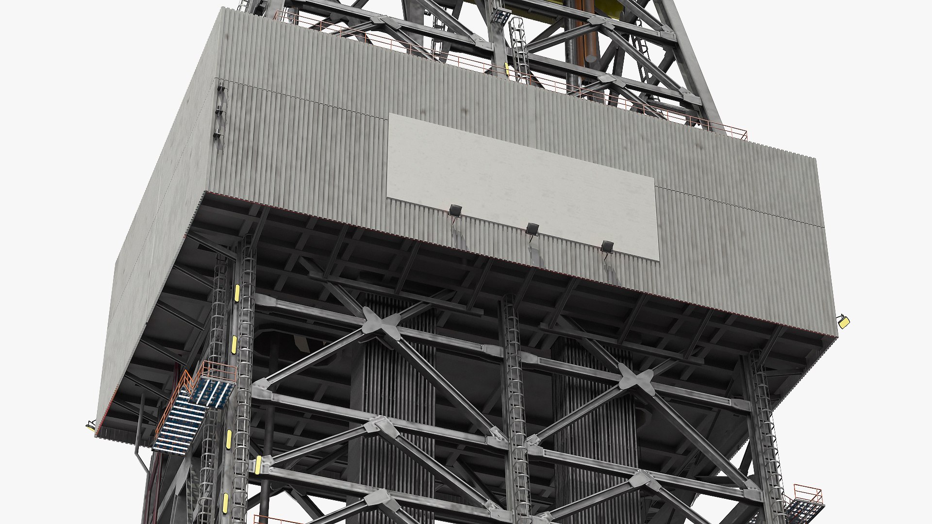 3D drilling rig tower - TurboSquid 1577133