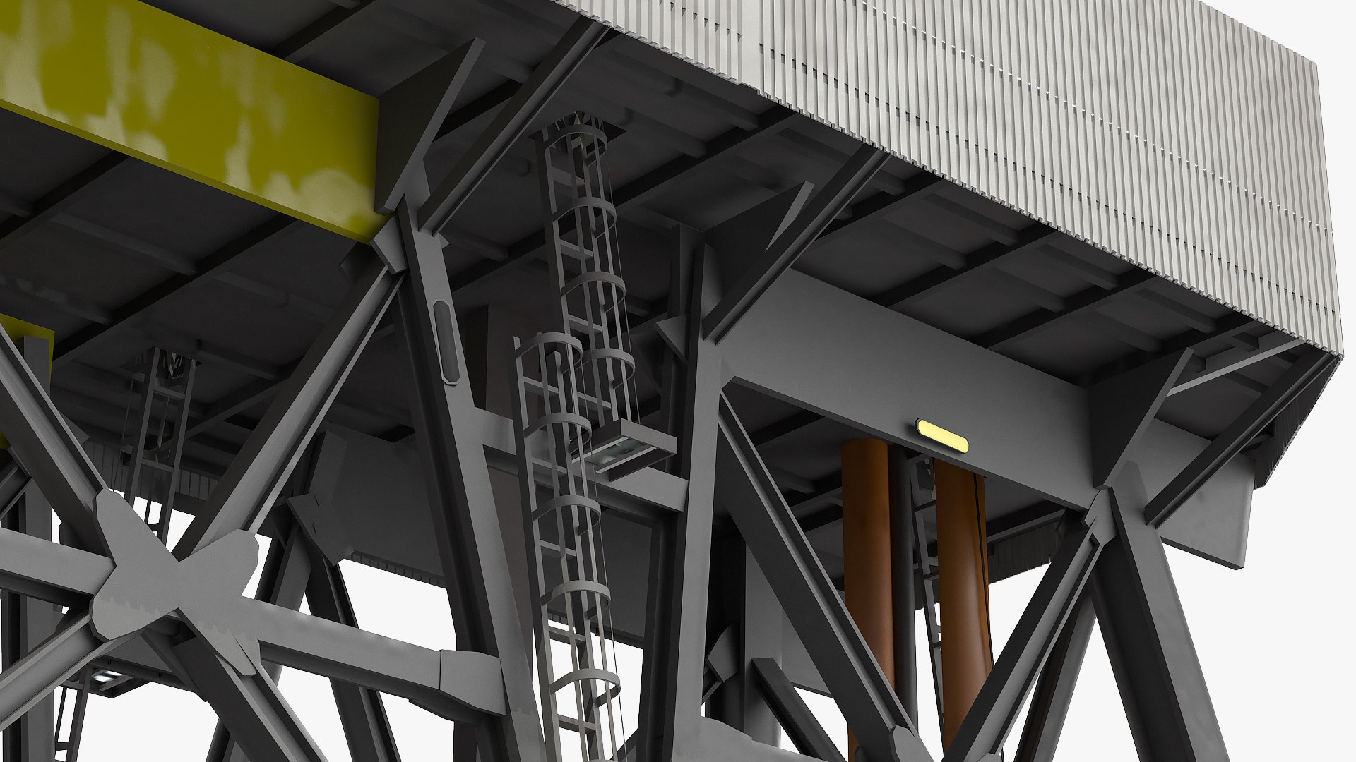 3D drilling rig tower - TurboSquid 1577133