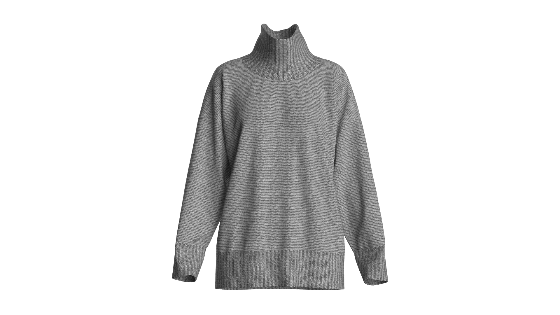 3D Female knit long sleeve model - TurboSquid 2181460