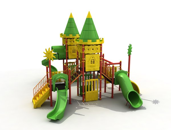 3D metal playground polythene - TurboSquid 1579769
