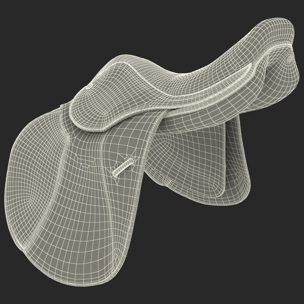 saddle modeled realistic 3d model