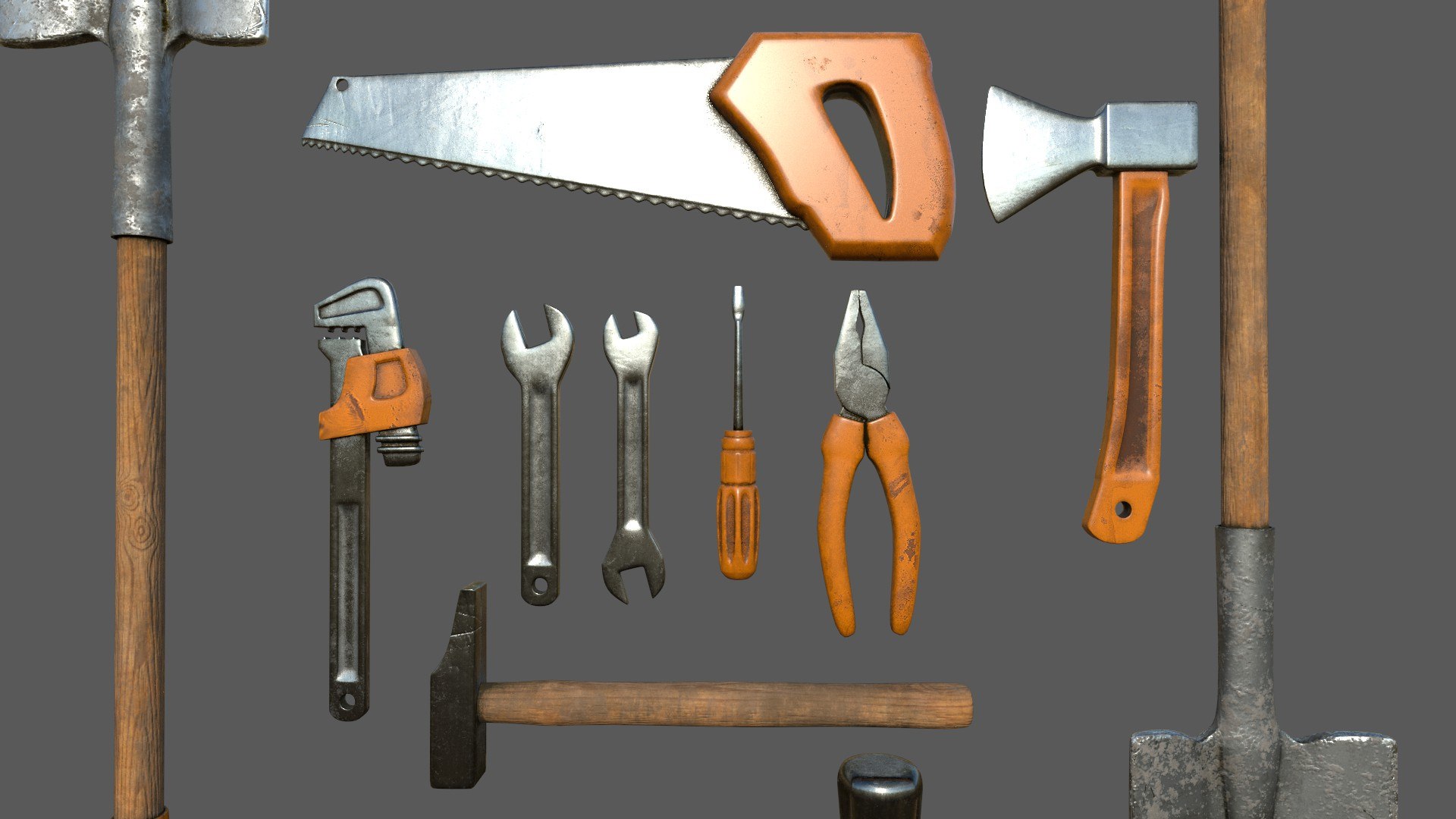 Tools collection 3D model - TurboSquid 1847209