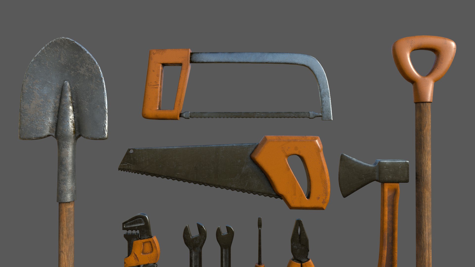Tools collection 3D model - TurboSquid 1847209