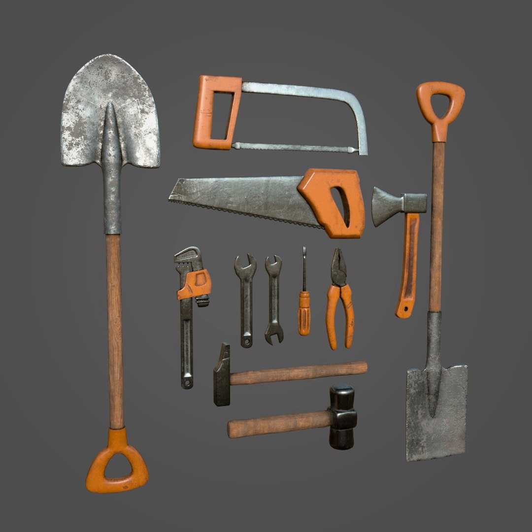 Tools collection 3D model - TurboSquid 1847209