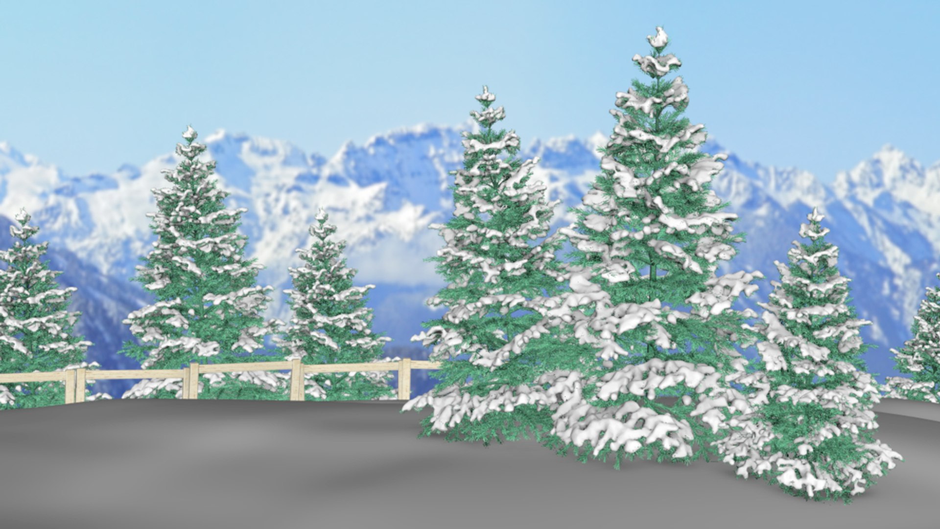 Pine Tree Forest - Obj