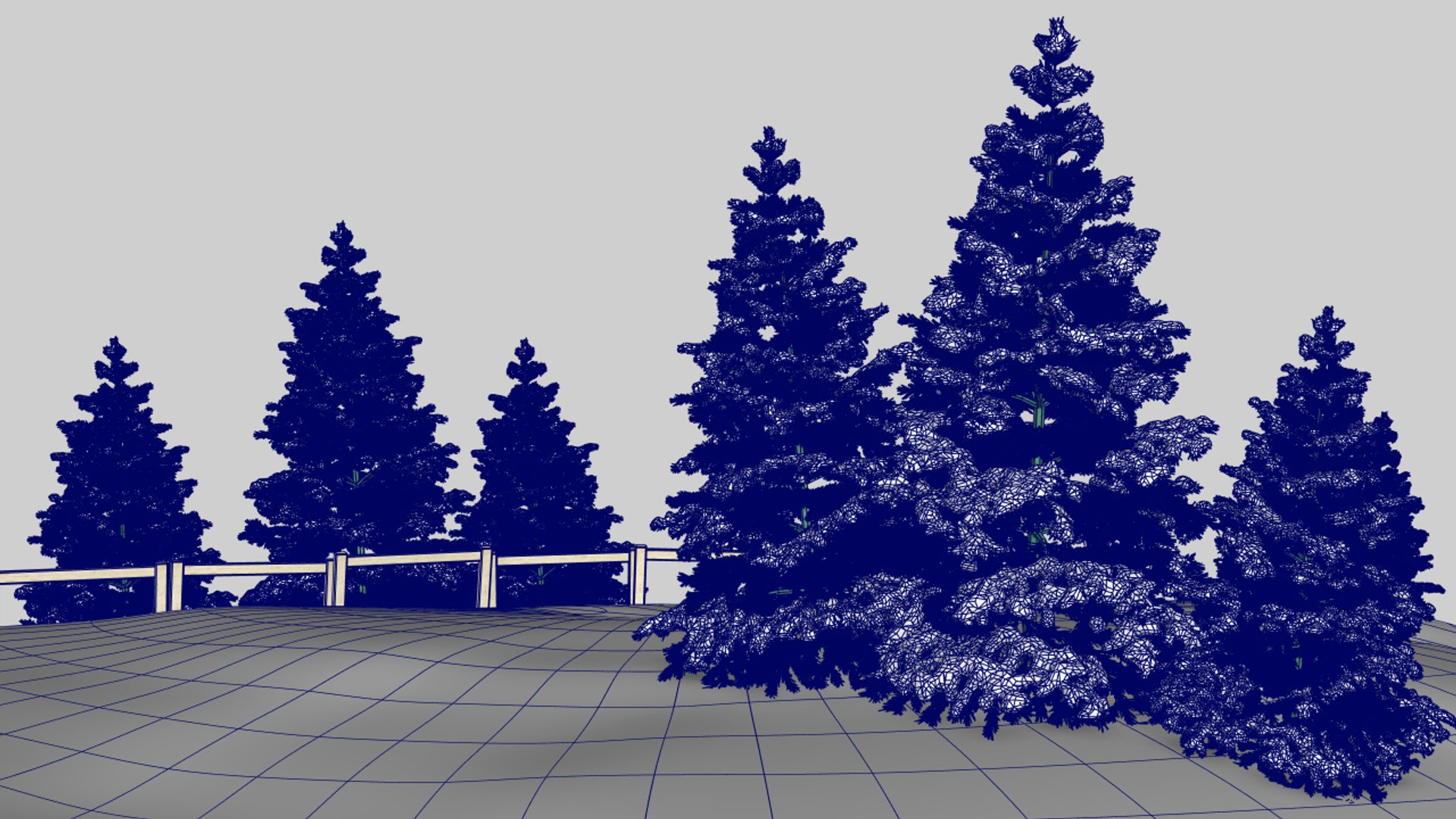 Pine Tree Forest - Obj