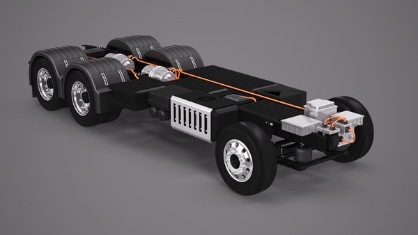 Electric Truck and Van Chassis Collection 3D model - TurboSquid 1719246