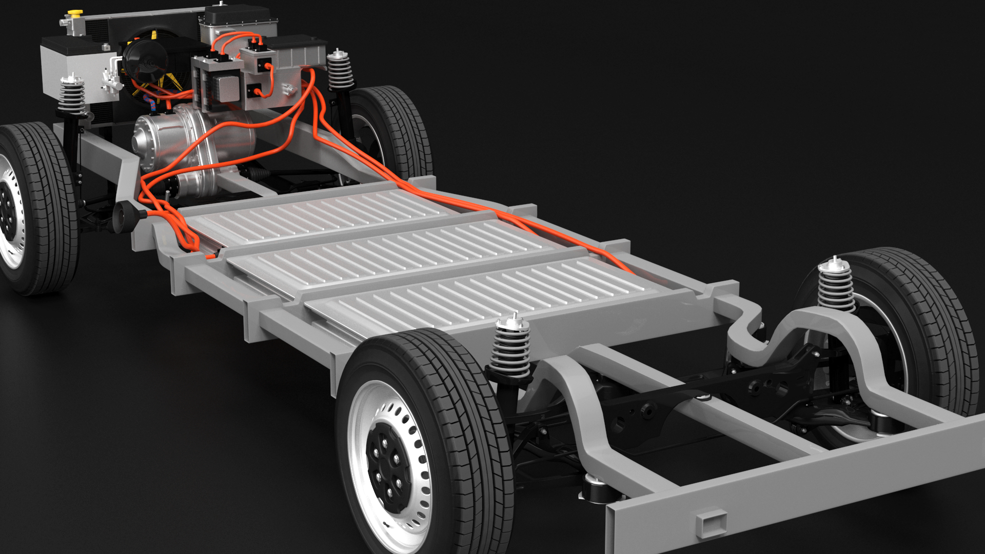 Electric Truck and Van Chassis Collection 3D model - TurboSquid 1719246