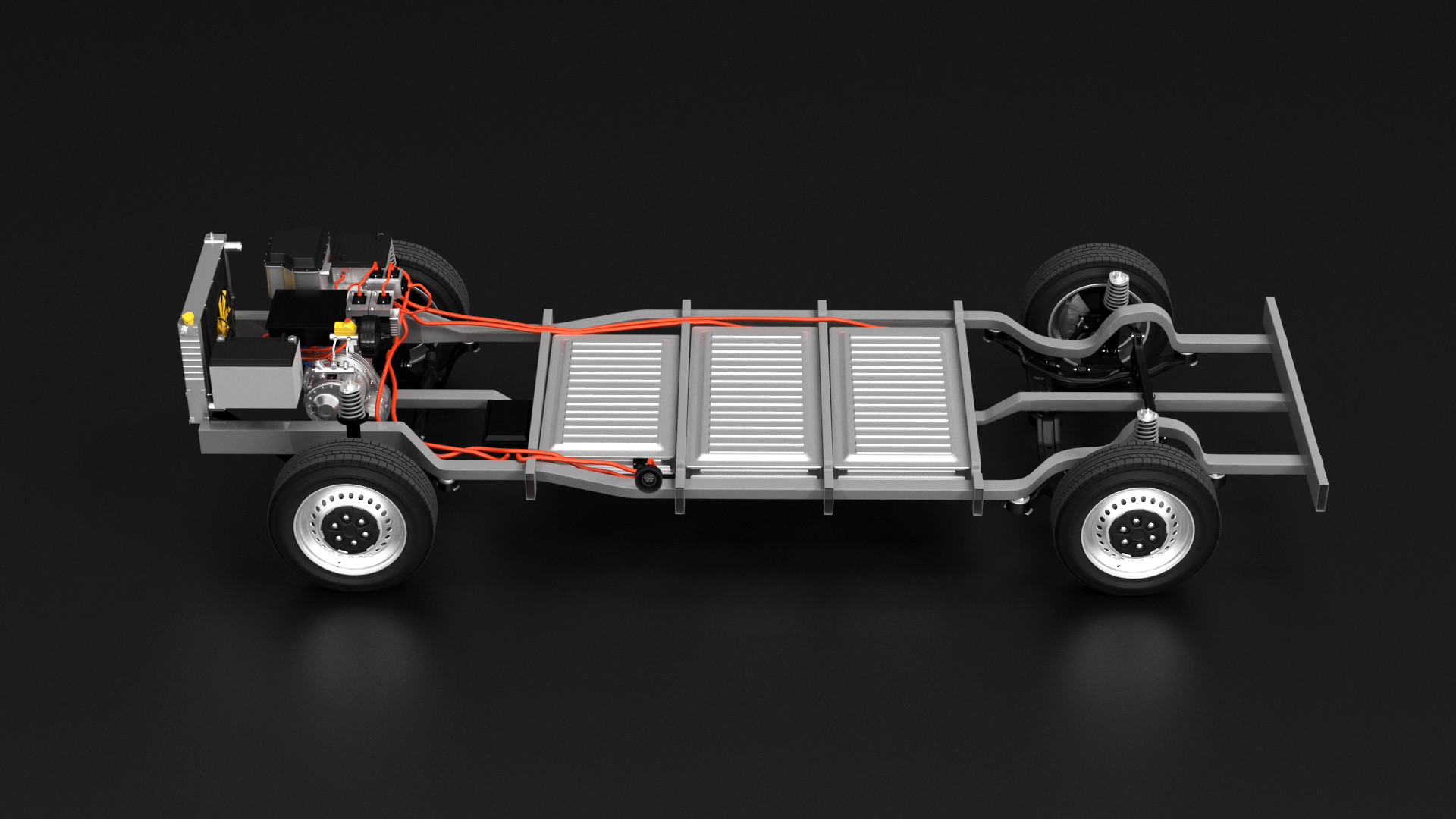 Electric Truck and Van Chassis Collection 3D model - TurboSquid 1719246