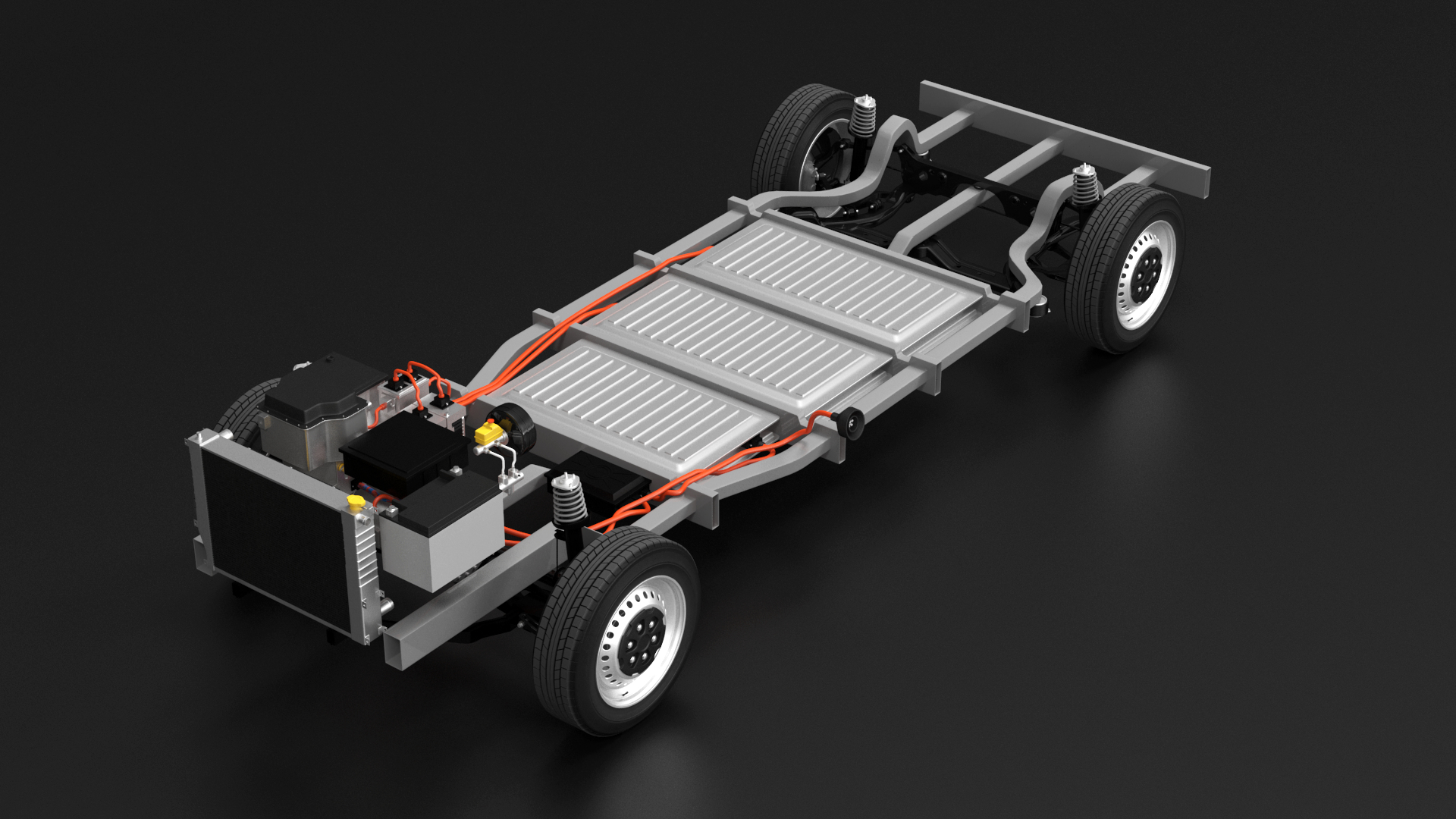 Electric Truck and Van Chassis Collection 3D model - TurboSquid 1719246
