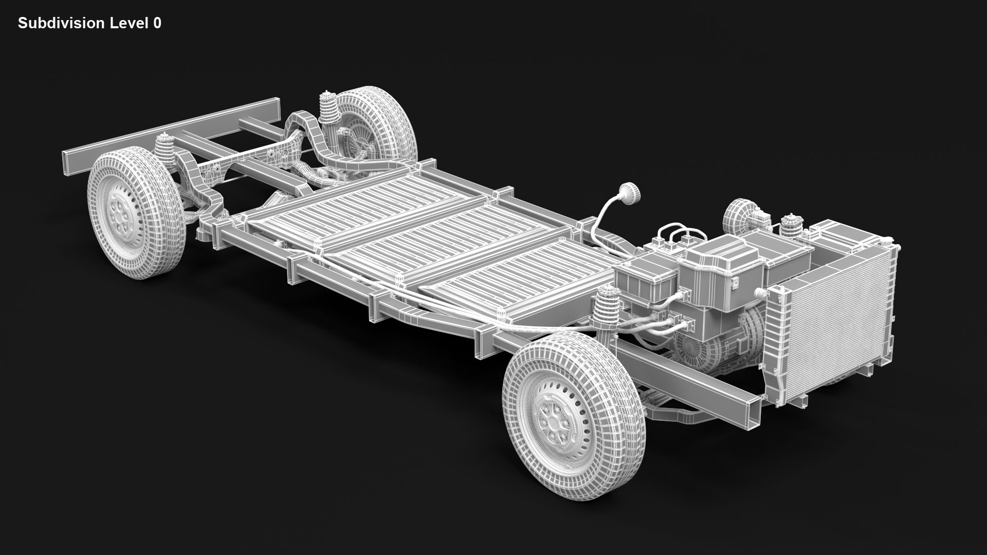 Electric Truck and Van Chassis Collection 3D model - TurboSquid 1719246