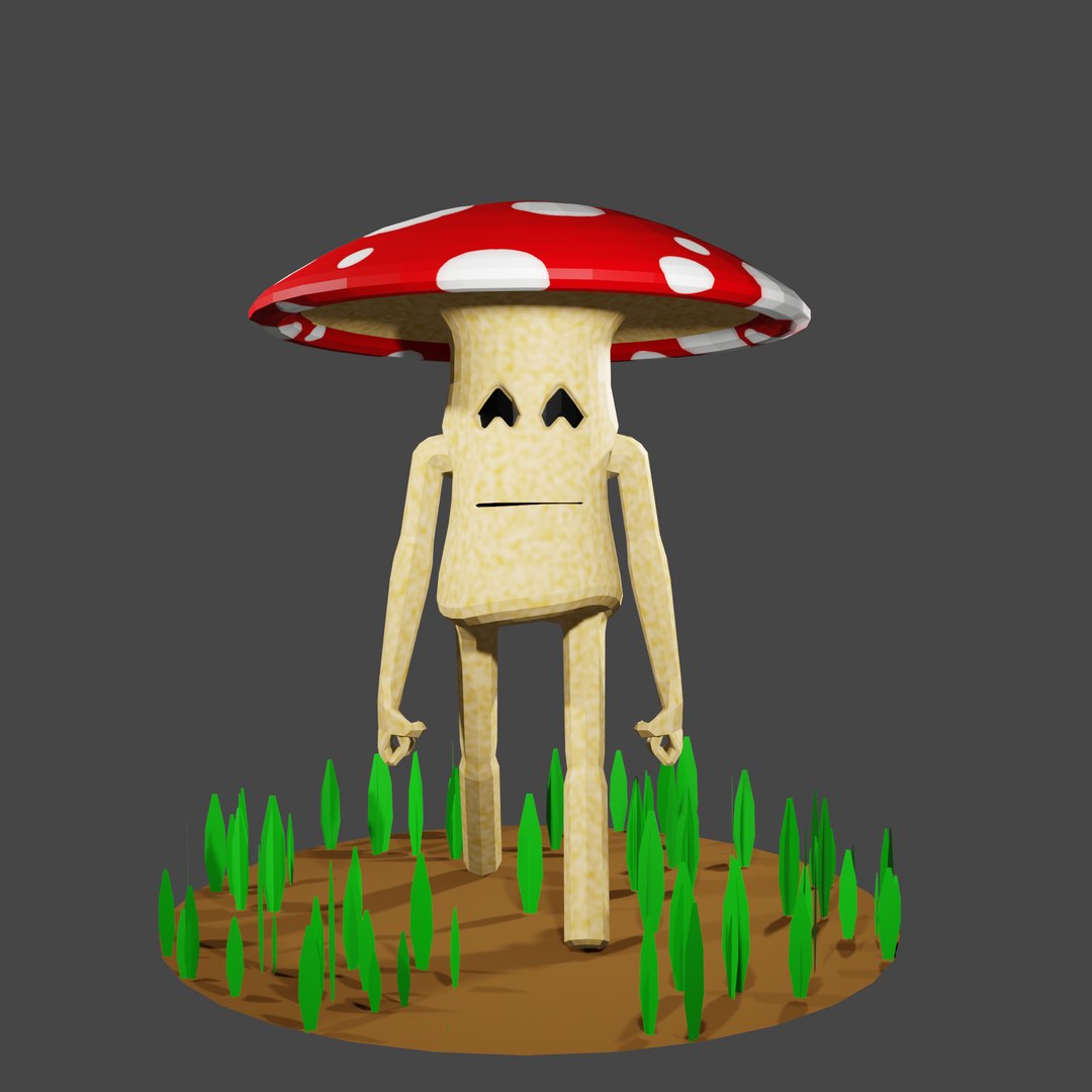 Mushman 3D model - TurboSquid 1959396