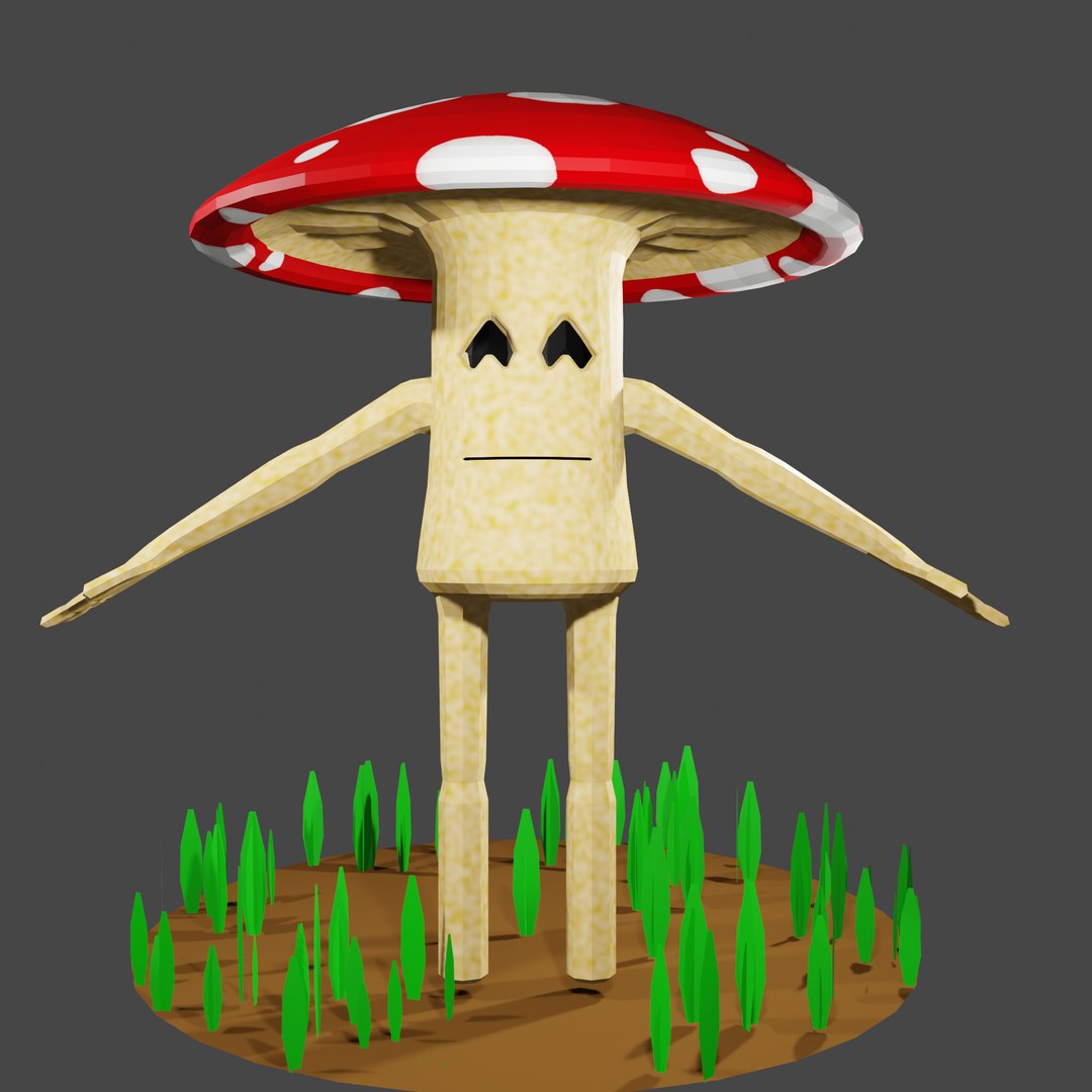 Mushman 3D model - TurboSquid 1959396