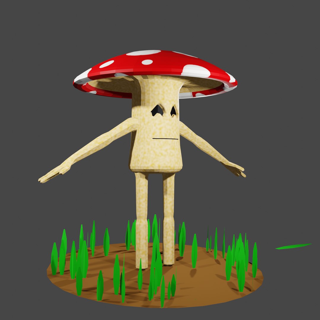 Mushman 3D model - TurboSquid 1959396