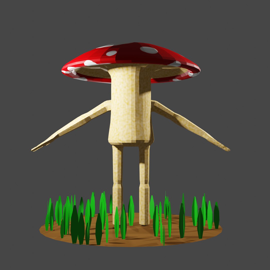 Mushman 3D model - TurboSquid 1959396