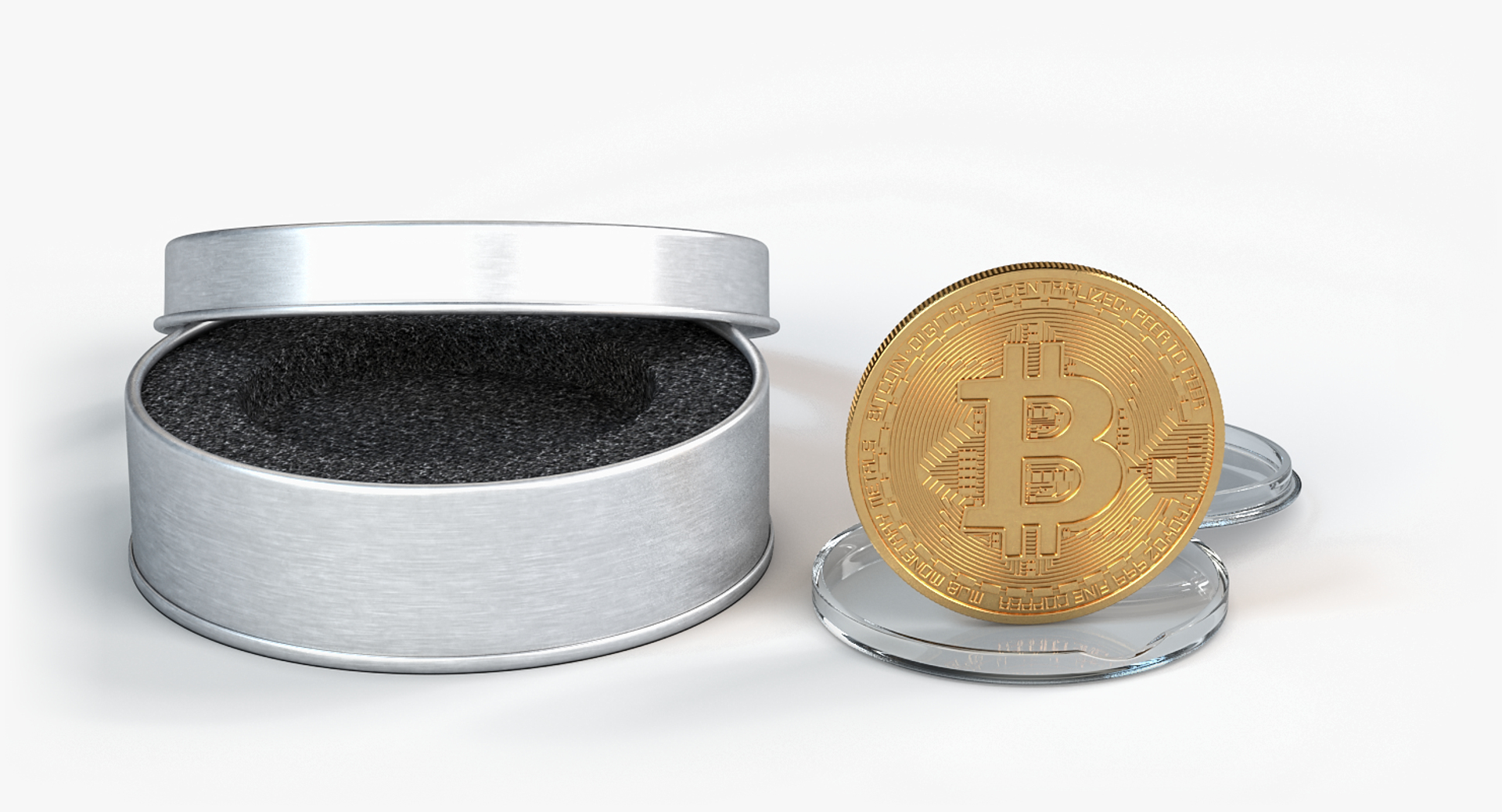 Bitcoin Coin Souvenir Box 3D Model - TurboSquid 1204076