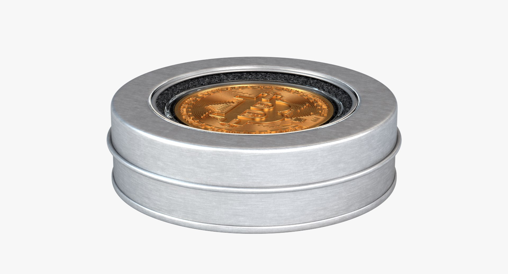 Bitcoin Coin Souvenir Box 3D Model - TurboSquid 1204076