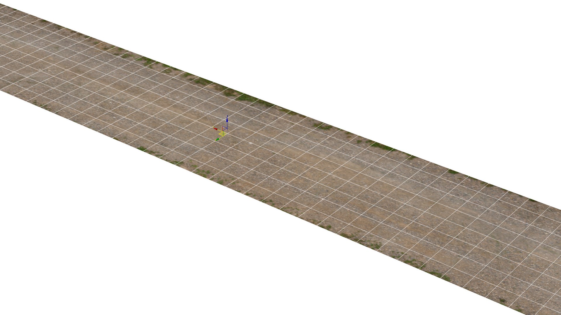 3D Gravel Road 06 18 Meters - TurboSquid 2111239