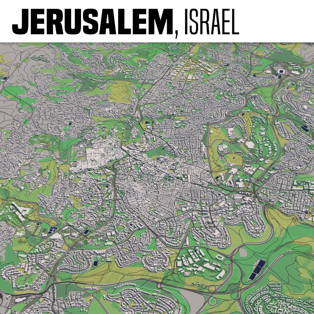 City Jerusalem 3D Model - TurboSquid 1429250