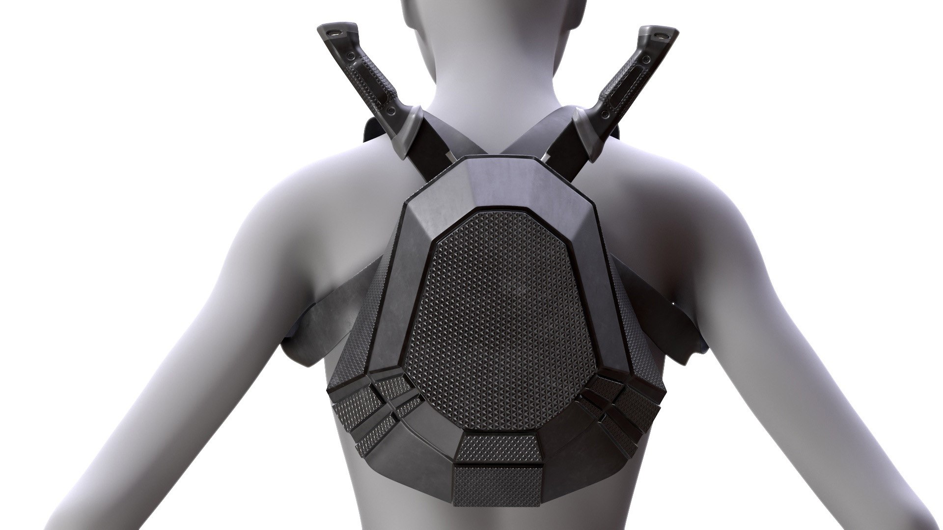 Backpack with Machete 3D model - TurboSquid 1939900